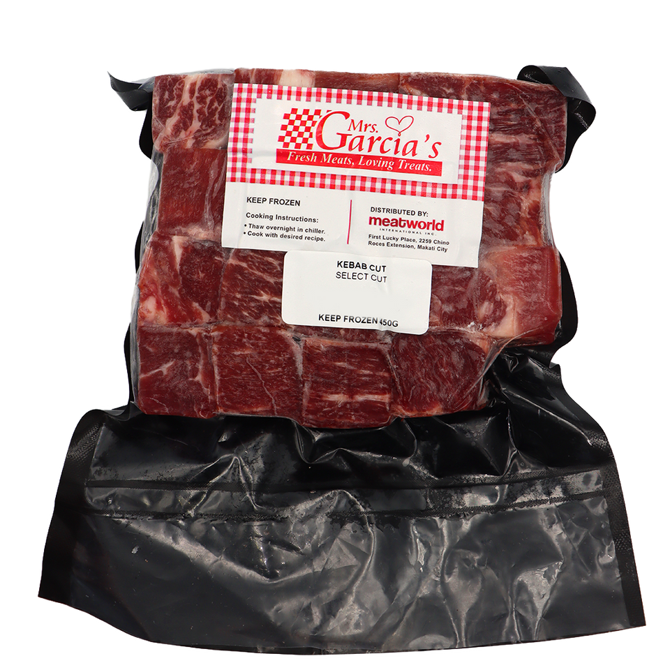 Mrs. Garcia's Beef Kebab Cut - 450g – Mrs. Garcia's Meats Manila