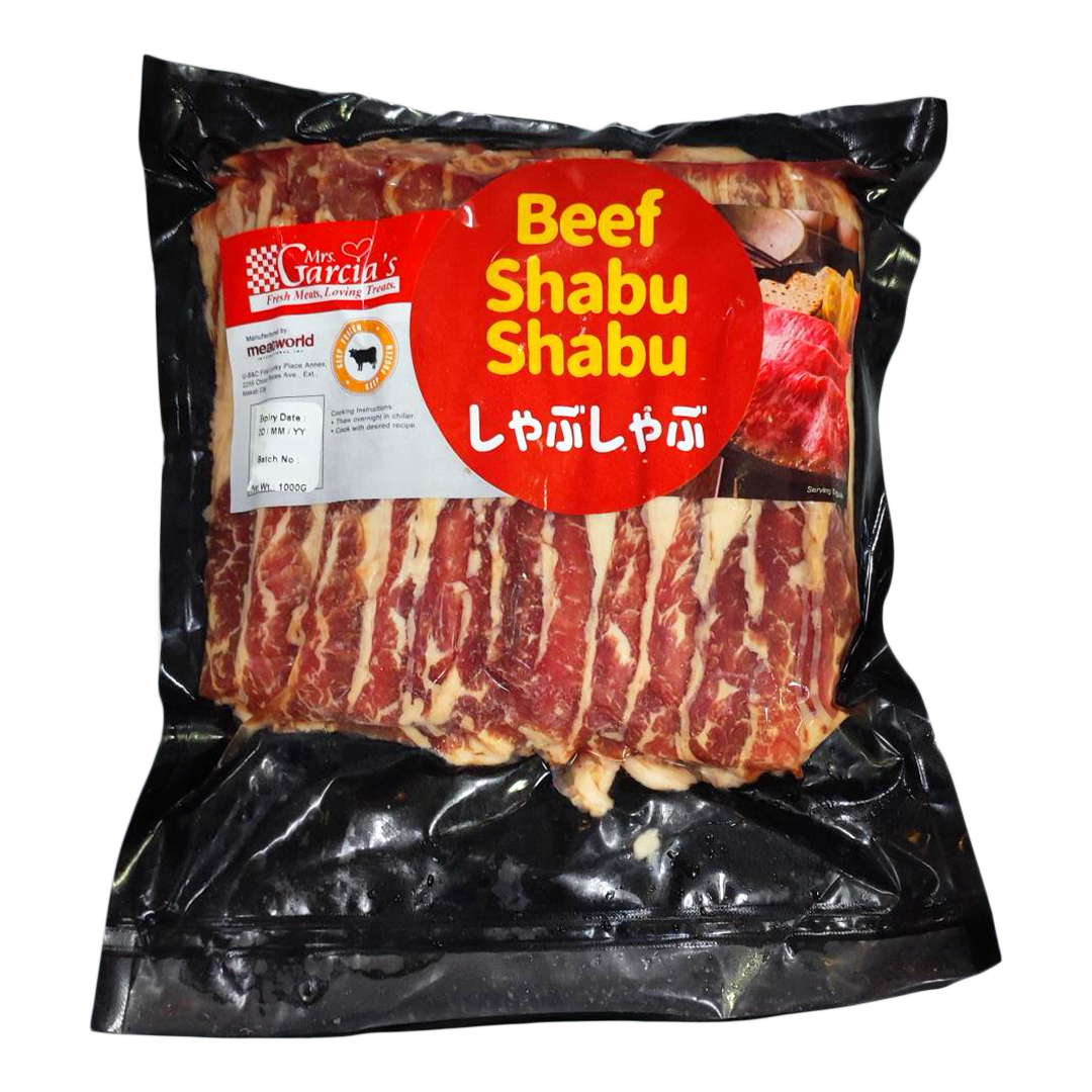 Beef Shabu-Shabu - 1kg – Mrs. Garcia's Meats Manila