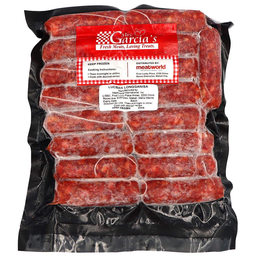 Mrs. Garcia's Lucban Longganisa - 450g – Mrs. Garcia's Meats Manila