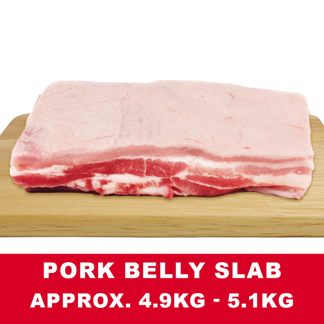 Pork Belly Slab - approx. 4.9kg - 5.1kg – Mrs. Garcia's Meats Manila